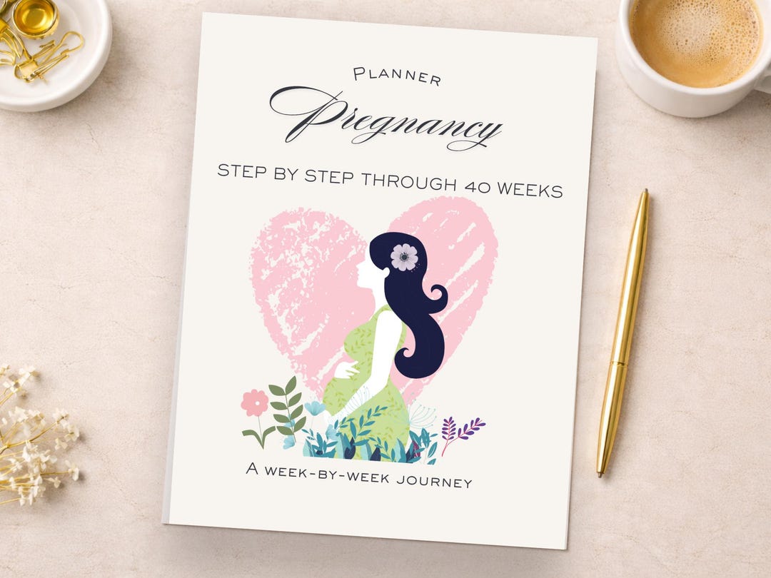Pregnancy Journal 40 Weeks Printable, Baby Memory Book, Weekly ...