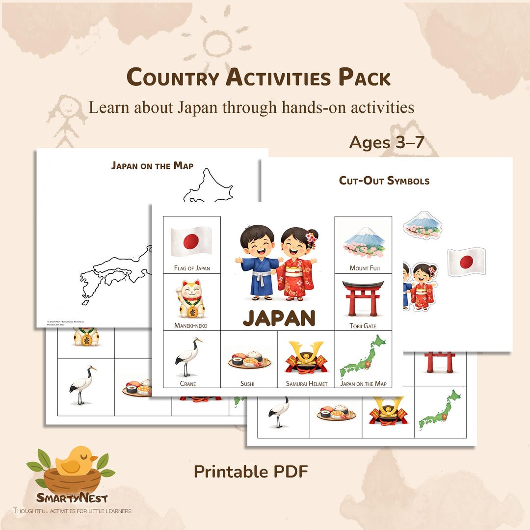 Japan Country Activities Pack | Preschool Geography & Culture ...