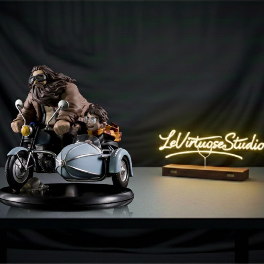 Harry Potter and Hagrid Motorcycle STL | 3D Print File | Digital ...