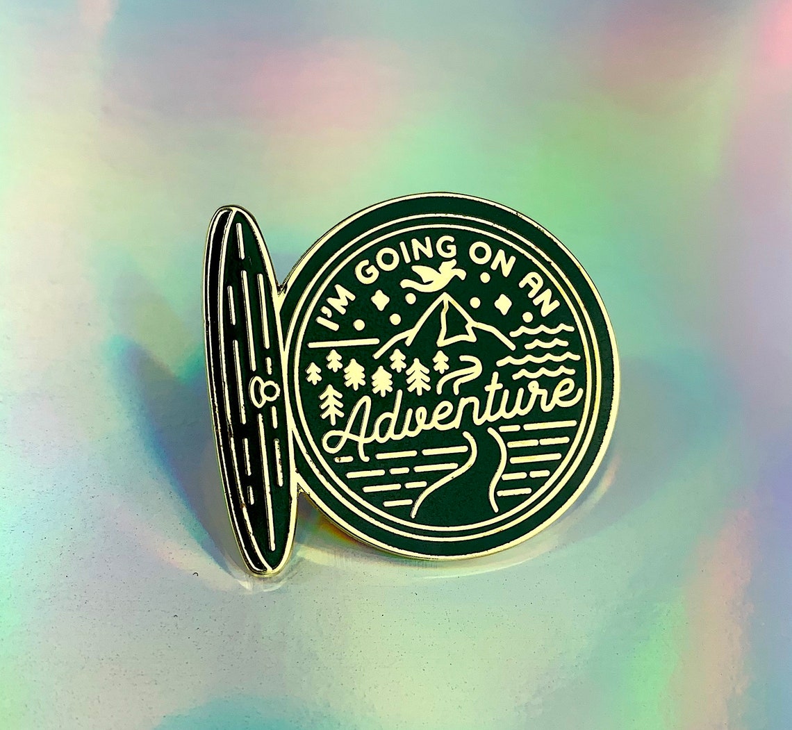 Travel Pin Travel Gift Apparel Pins Enamel Pins Moving | Etsy