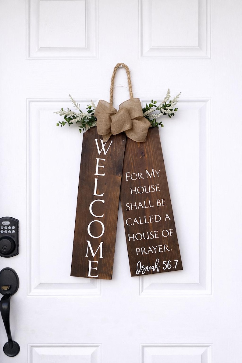 Christian Door Hanger | “for My House Shall Be Called a House of Prayer ...