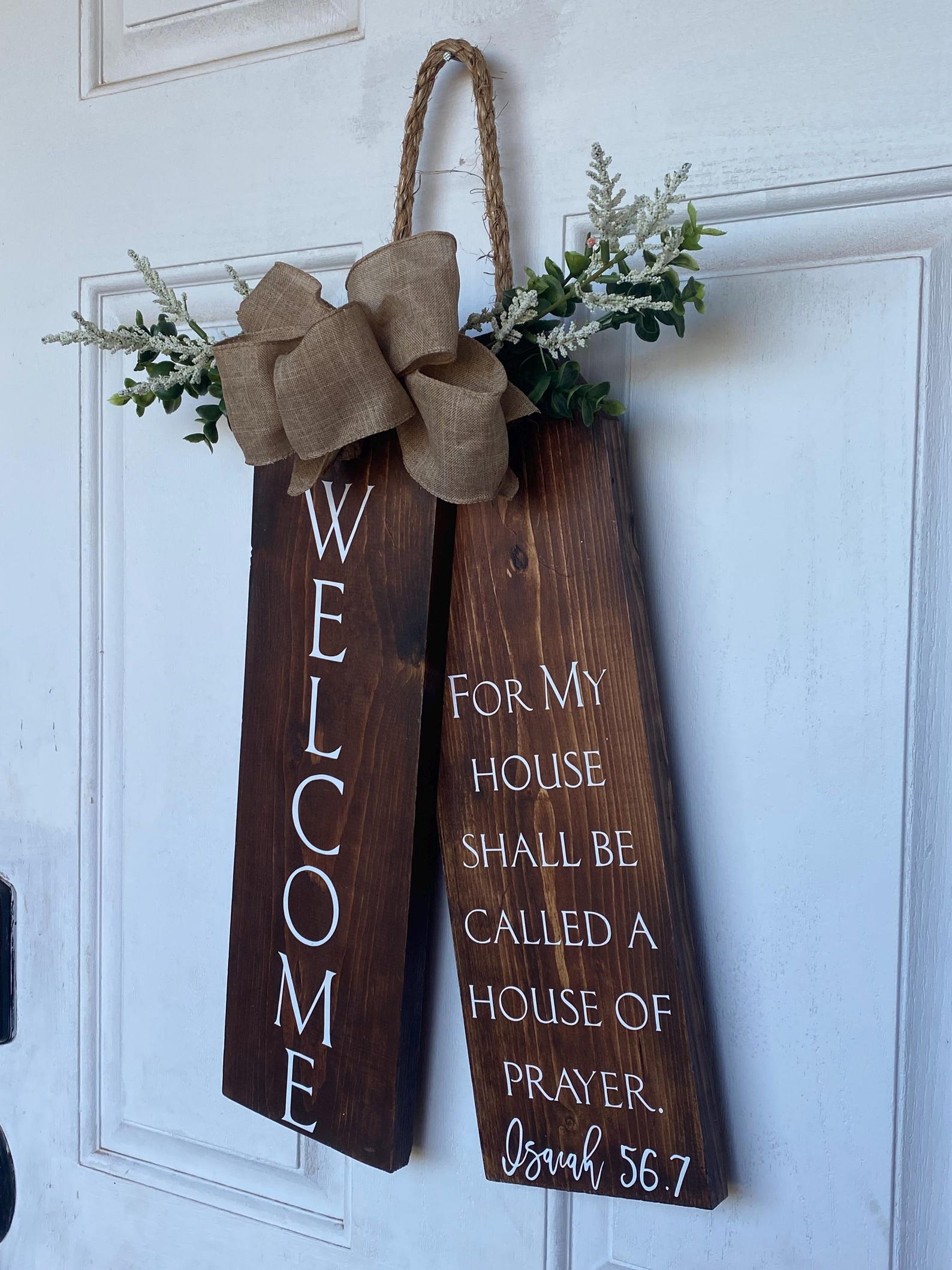 Christian Door Hanger | “for My House Shall Be Called a House of Prayer ...