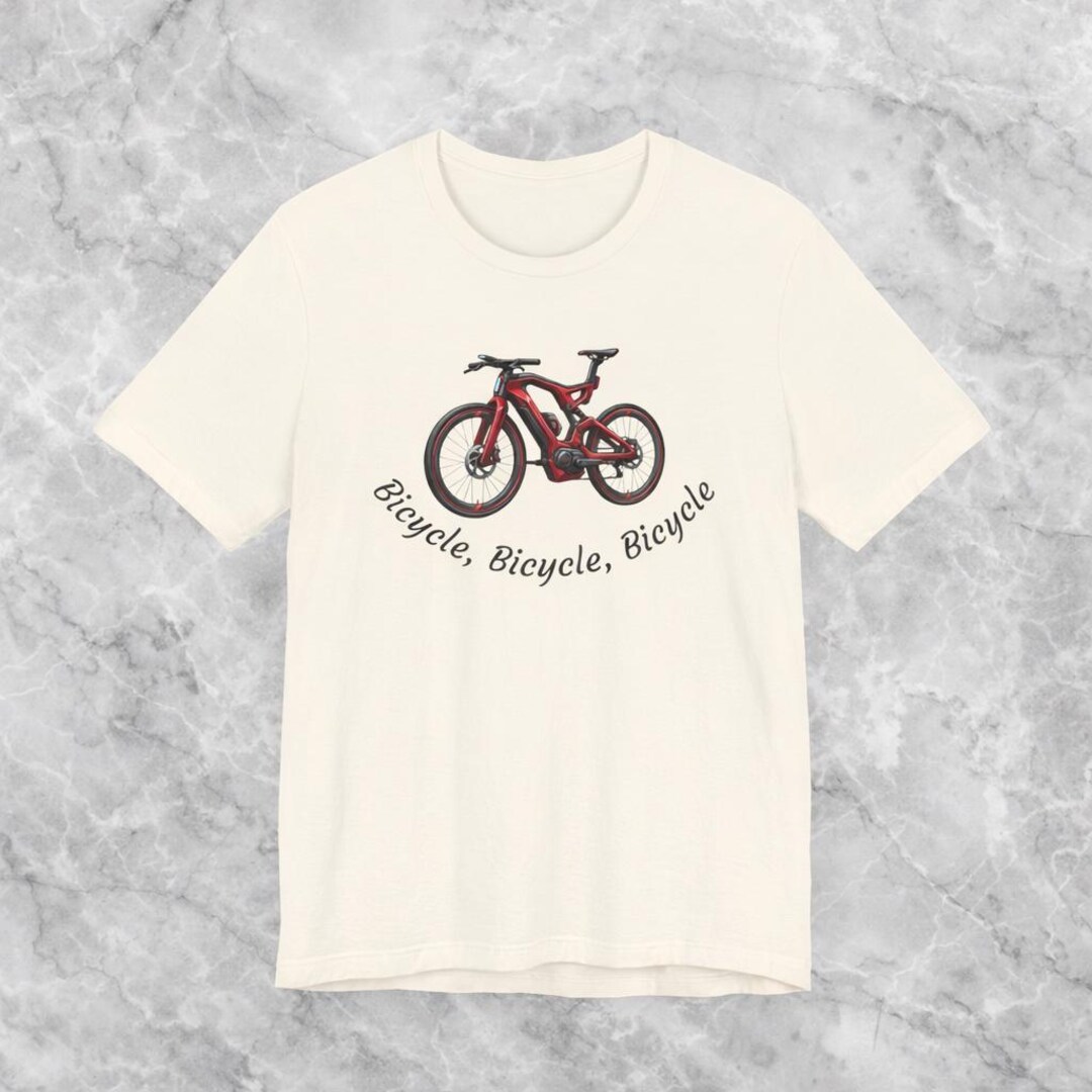 Red Mountain Bike Shirt, MTB Graphic Tee, Funny Cycling Gift for Him ...