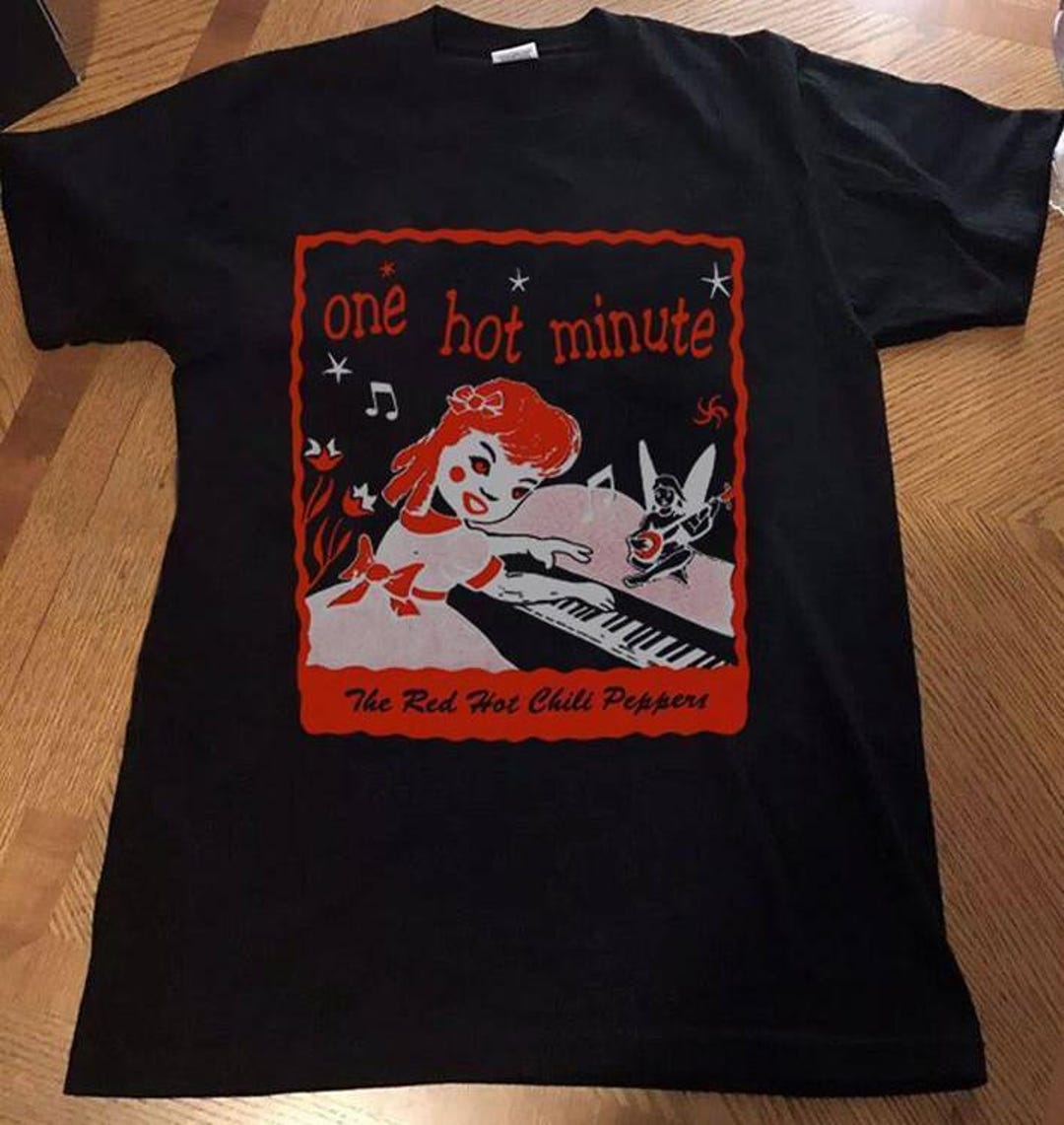 Vintage Limited Red Hot Chile-angel-pappers 1 Hot Minut 96s Black Tee ...
