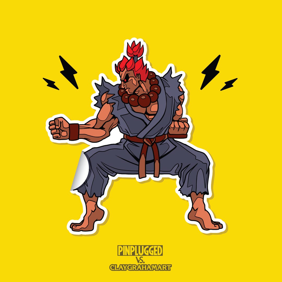 Akuma 4 Inch Sticker - Etsy