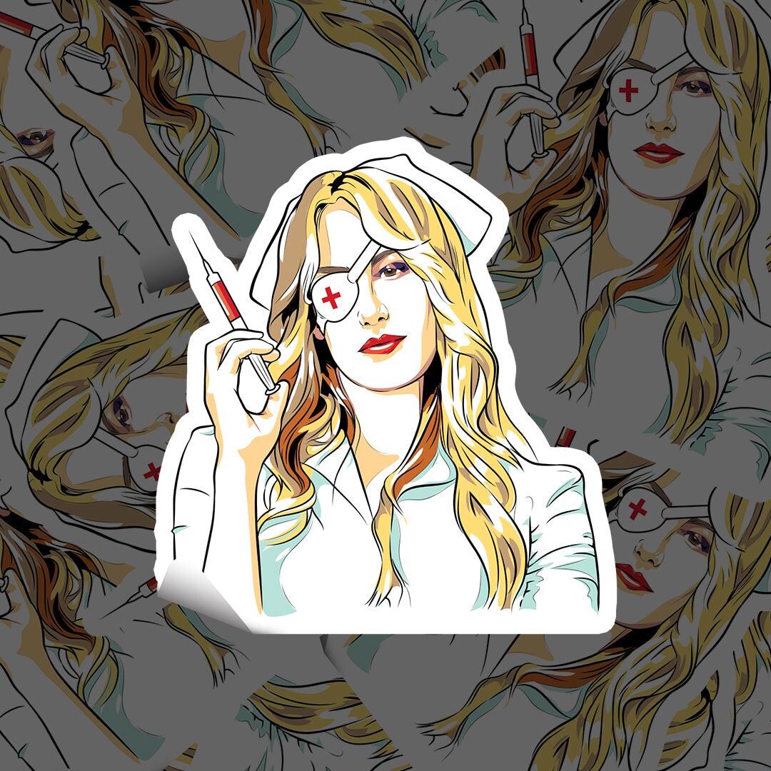 Nurse Elle Driver - 4 Inch Sticker - Etsy