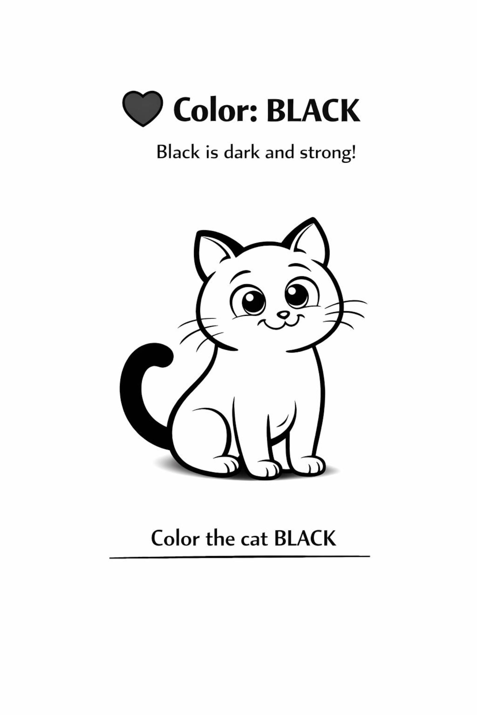 Learn My Colors Printable | Preschool Color Learning Coloring Pages ...