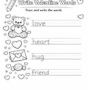 Valentine’s Day Kids Activity Pack | Printable Coloring Pages & Games ...