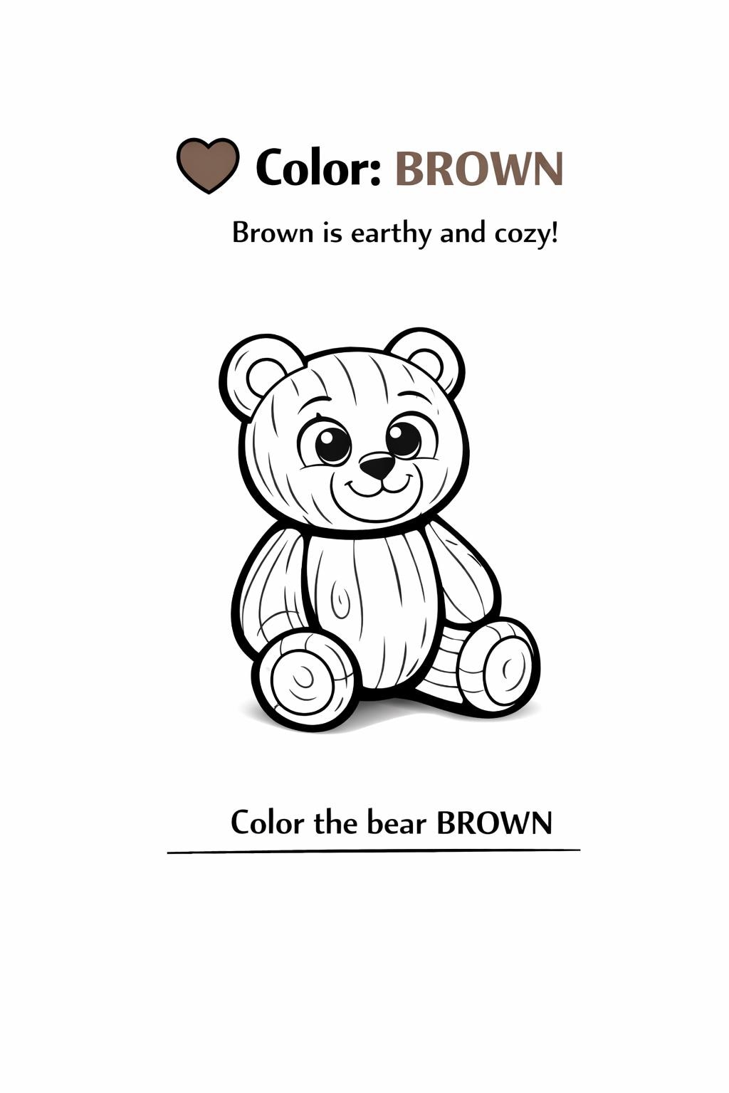 Learn My Colors Printable | Preschool Color Learning Coloring Pages ...