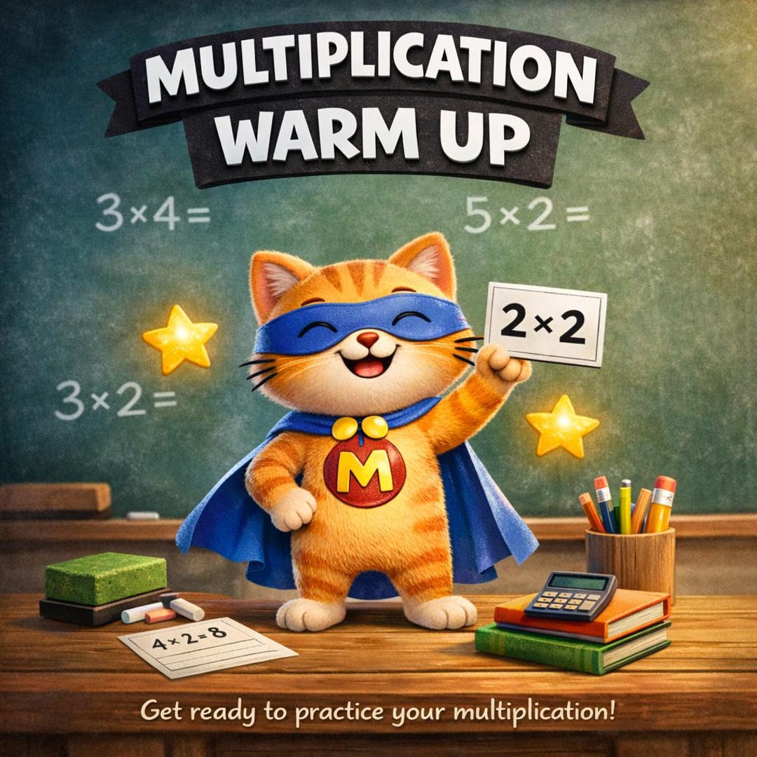 Multiplication Warm-up Worksheets | 2nd Grade Math Practice Packet - Etsy