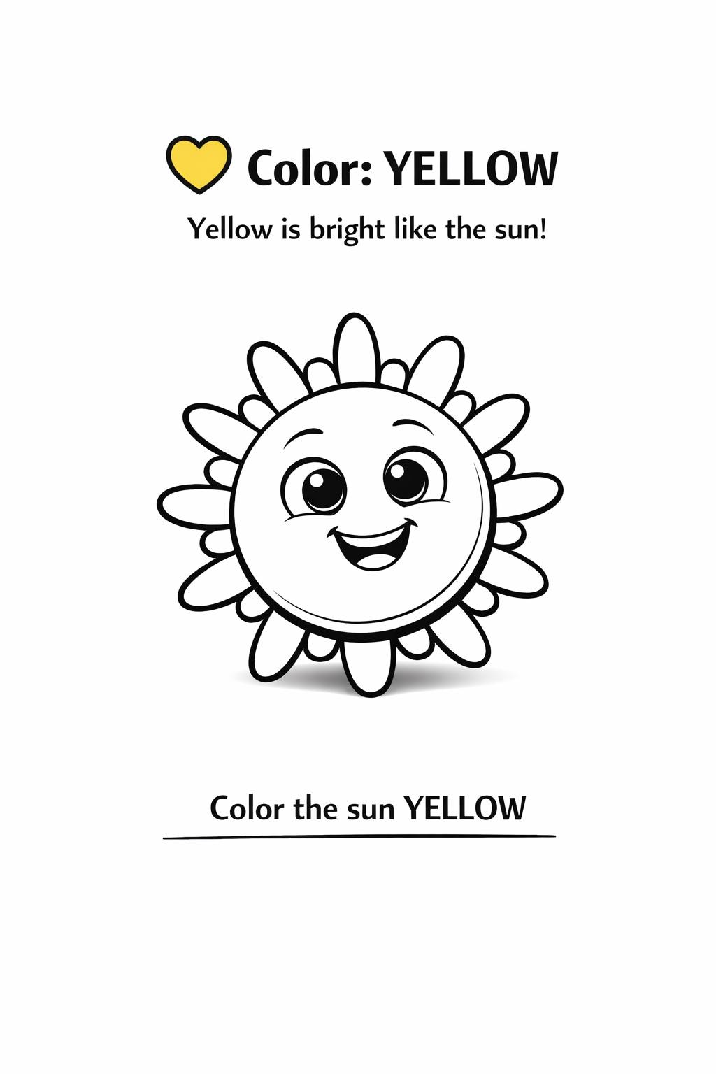 Learn My Colors Printable | Preschool Color Learning Coloring Pages ...