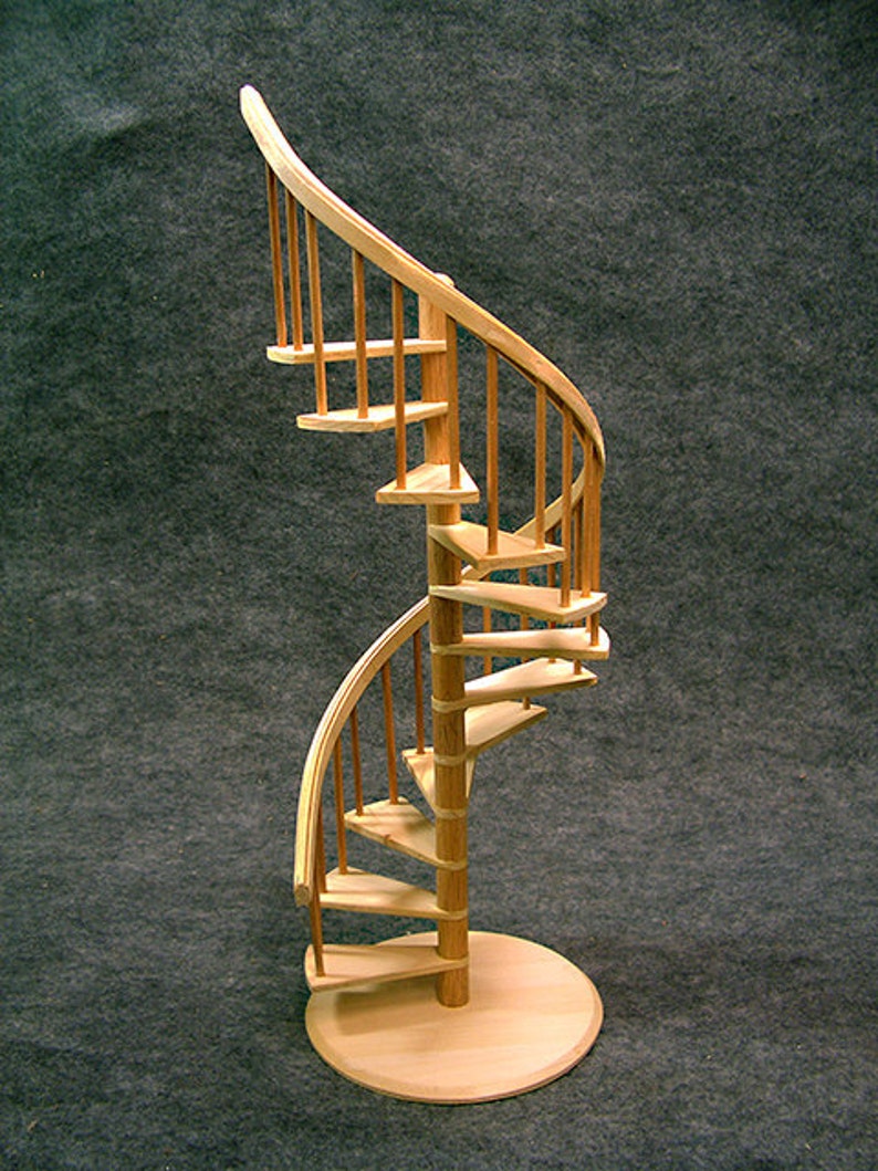 Miniature Spiral Staircase Handcrafted NOT A KIT - Etsy