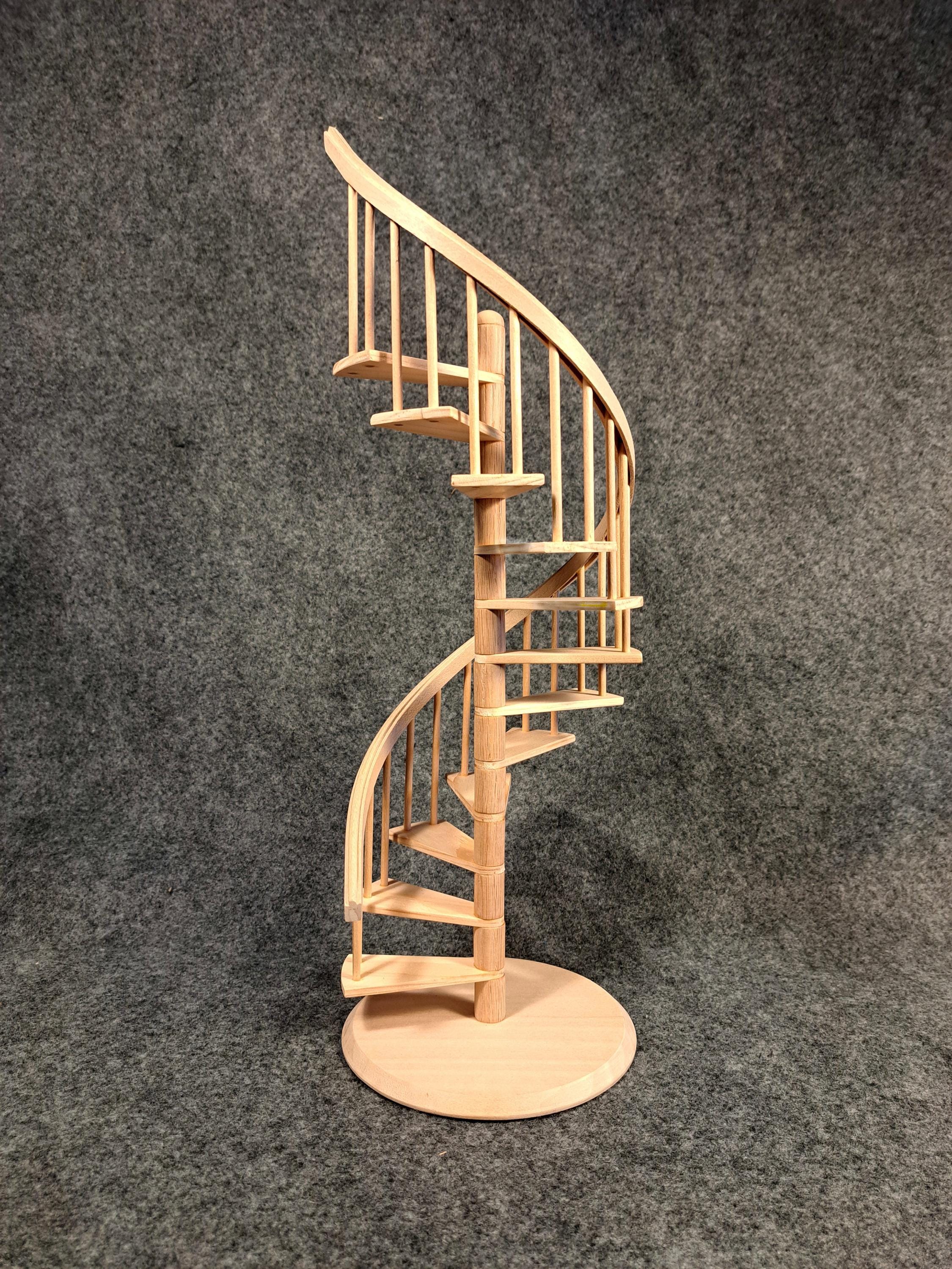 Miniature Spiral Staircase Handcrafted NOT A KIT - Etsy