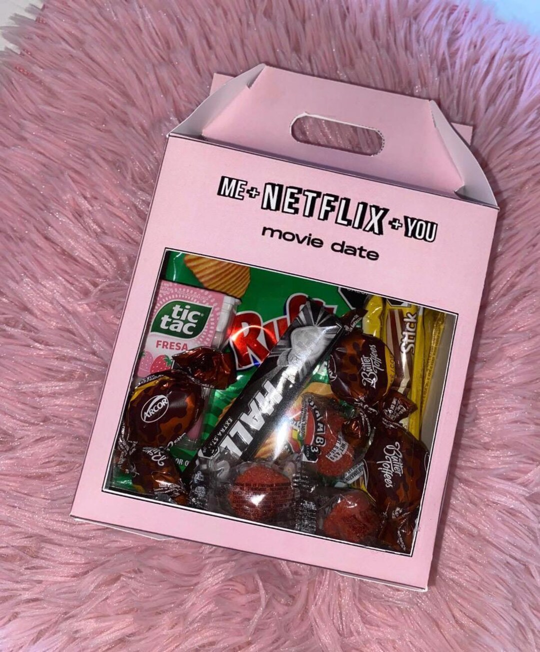 Netflix Boxes Pink Red,white, Black Caja De Netflix PDF - Etsy