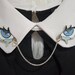 Crying Eyes Glitter Enamel Collar Pins Unique Lapel Accessory - Etsy