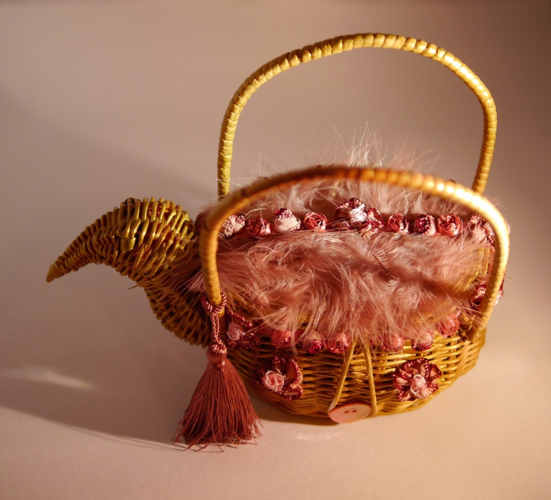 Vintage Handbag 1960 's "thanksgiving" Unique Piece Upcycling ...