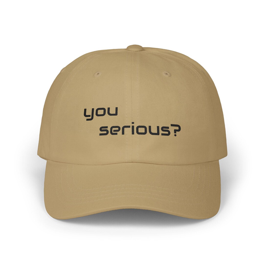 You Serious Rn? Dad Cap | Embroidered White Baseball Hat - Etsy