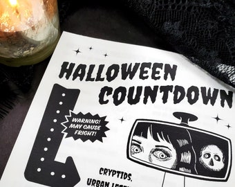 Countdown Tear off Calendar - Etsy