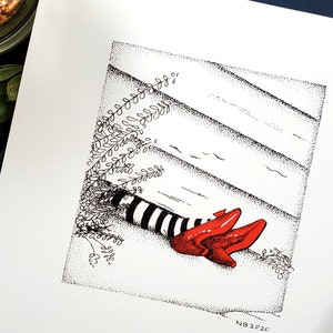 Ruby Slippers Wizard of Oz Art Print unframed - Etsy