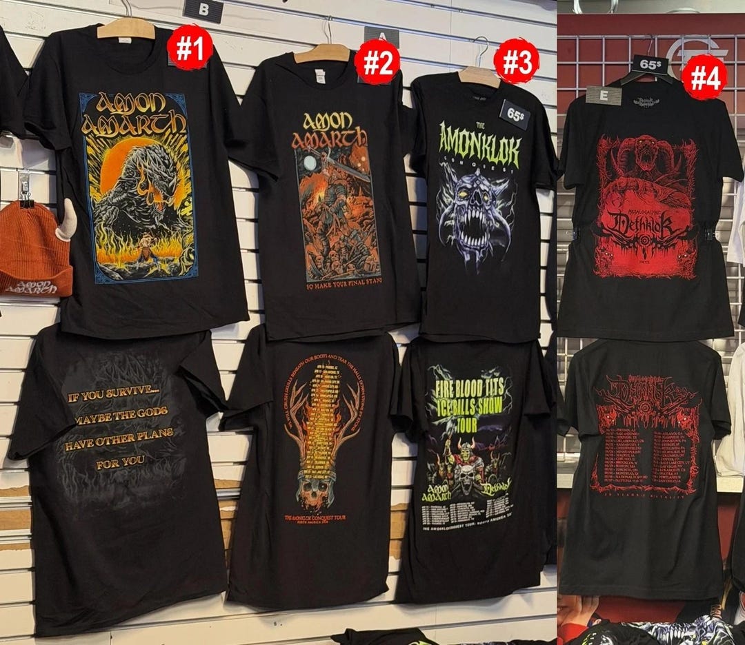 Amonklok 2026 North America Tour Merch Reprint T-shirt - Etsy Australia