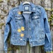 Ice Age Trail Jean Jacket - Hand Painted - Etsy