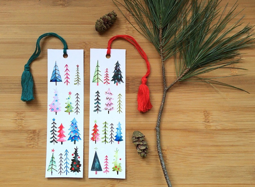 Christmas Tree Bookmark - Etsy