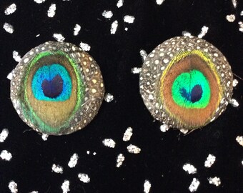 Peacock feather shoe | Etsy