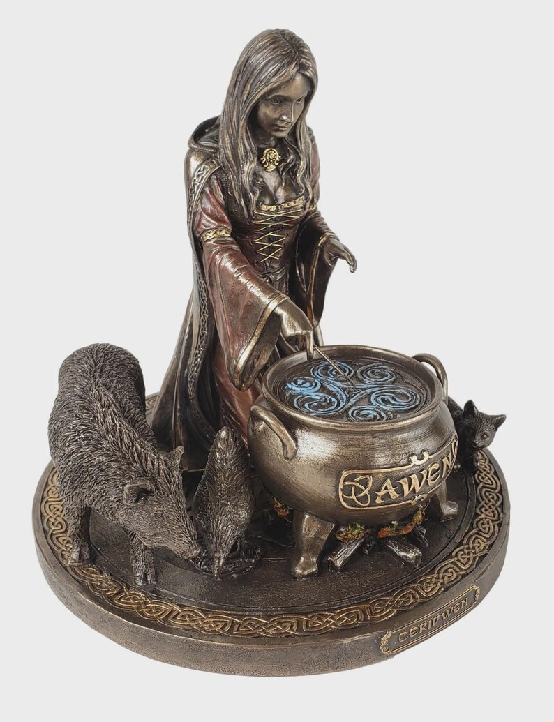 Veronese Celtic Sorceress Ceridwen Witch Goddess of Creation Statue ...