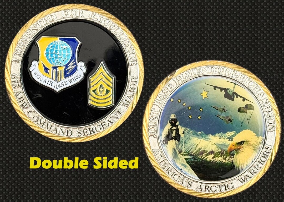 673d Air Base Wing Command Sergeant Major Challenge Coin - Americas ...