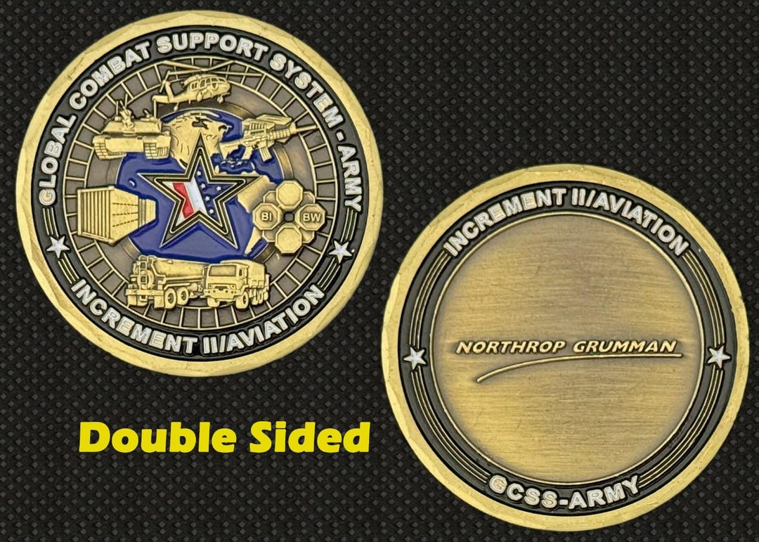 Gcss-army Increment Ii/aviation (northrop Grumman) Challenge Coin - 4L ...