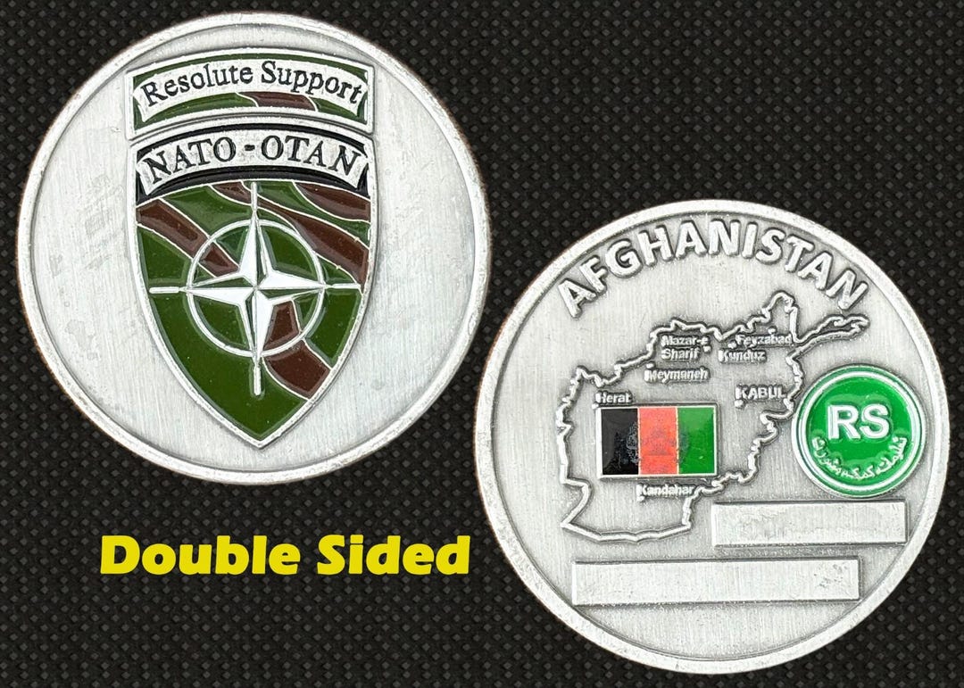 NATO Resolute Support Afghanistan RS Mission Commemorative Challenge ...