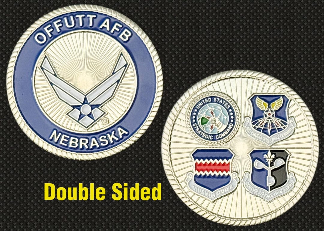 Offutt AFB Nebraska (strategic Command) Challenge Coin - 4L - Etsy