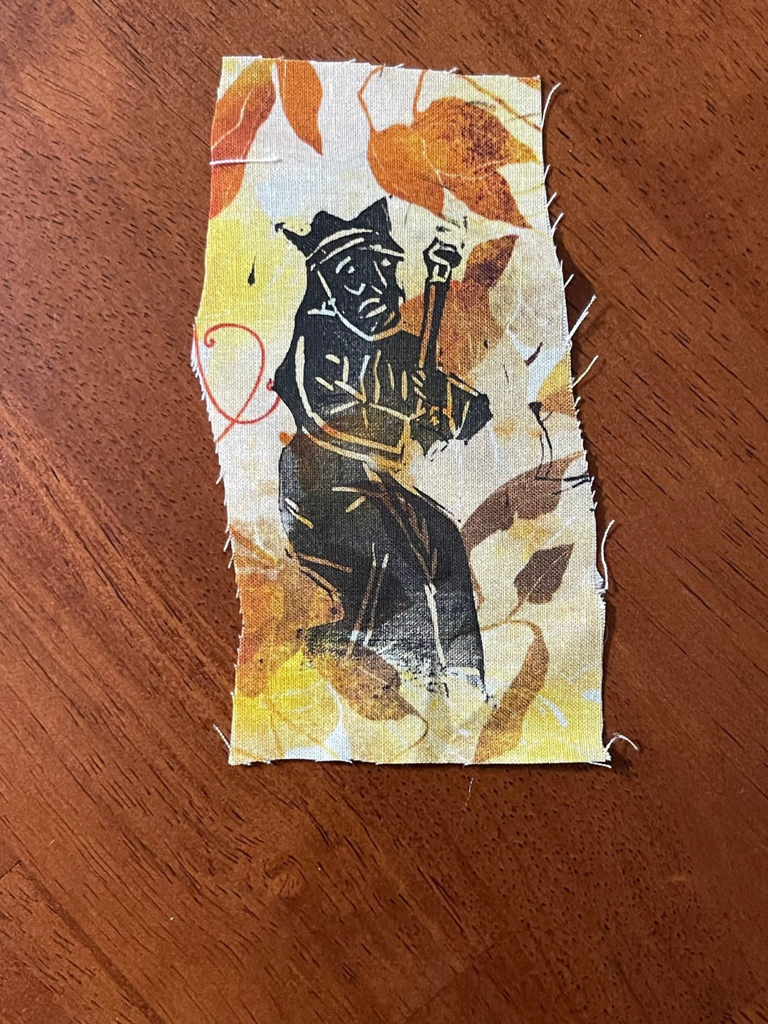 King Solomon Linocut Patch - Etsy