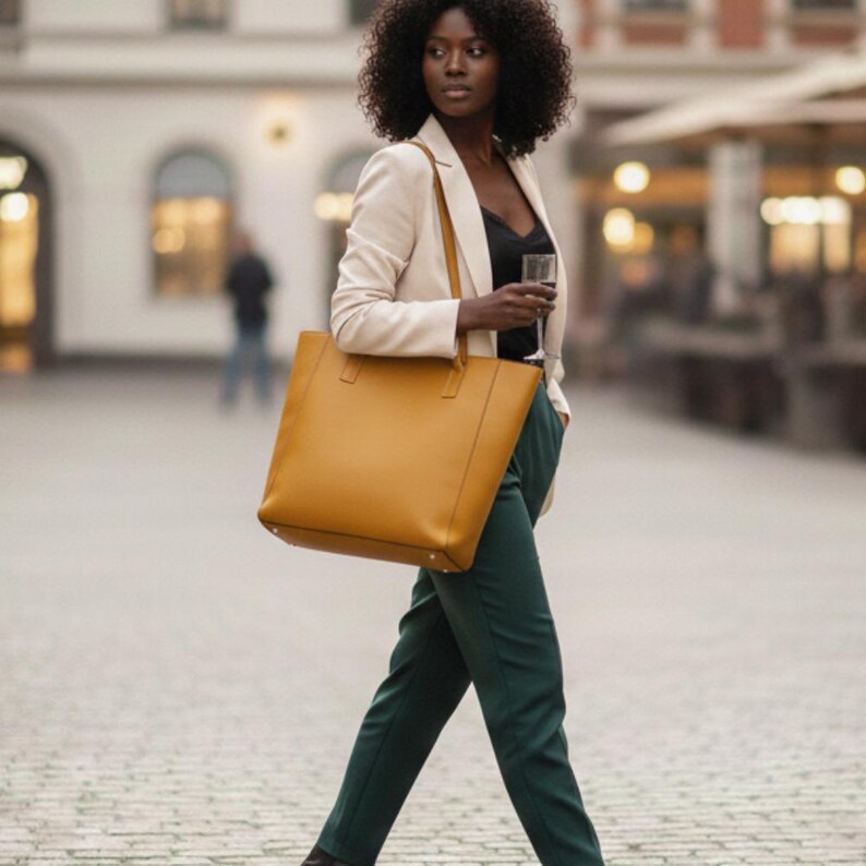 Vintage Tote Bag Sewing Pattern Beginner DIY Handbag With Size Chart ...