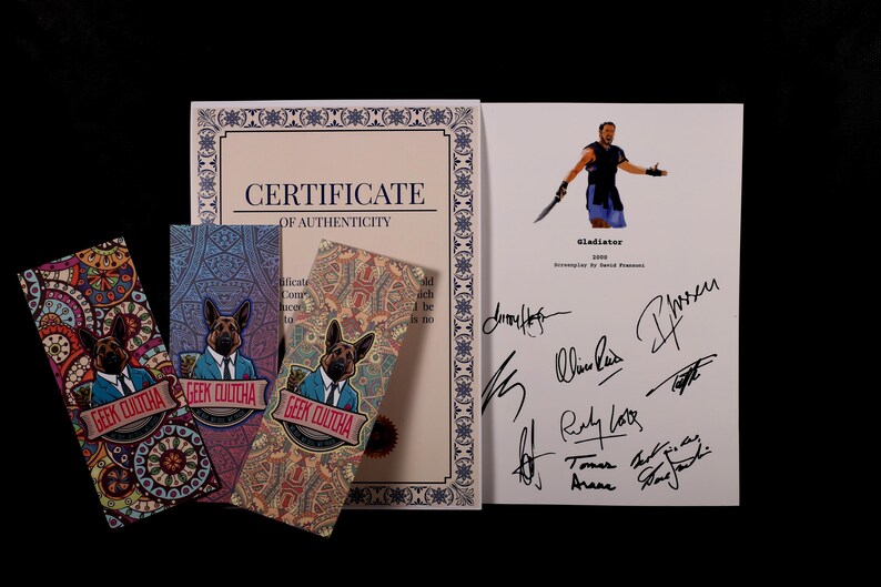 Gladiator Movie Screenplay – Soft Cover Script Book – Roman Era Epic ...