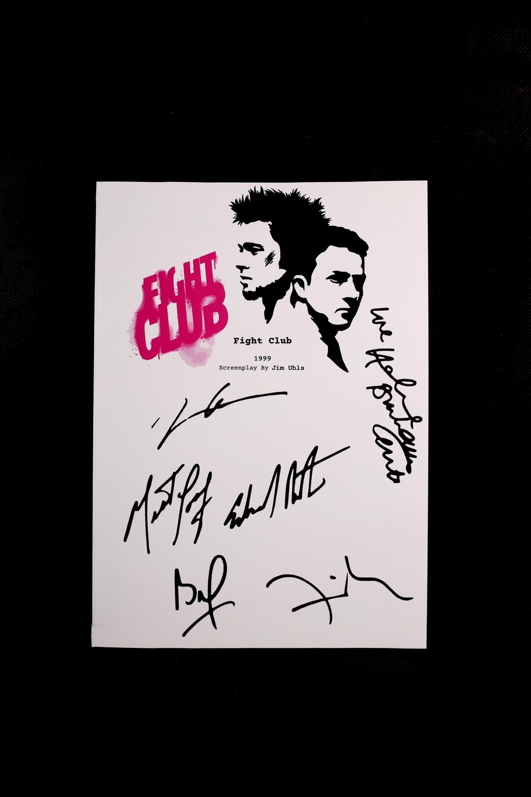 Fight Club Script Book – Soft Cover Screenplay – Cult Psychological ...