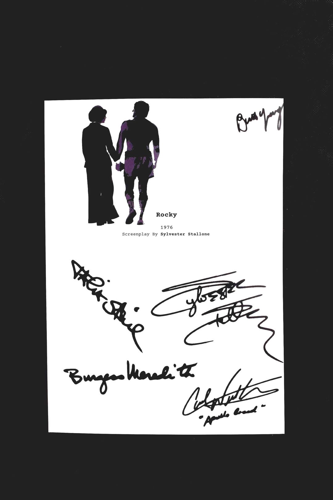 Rocky (1976) Script Book – Soft Cover Screenplay – Classic Sports Drama ...