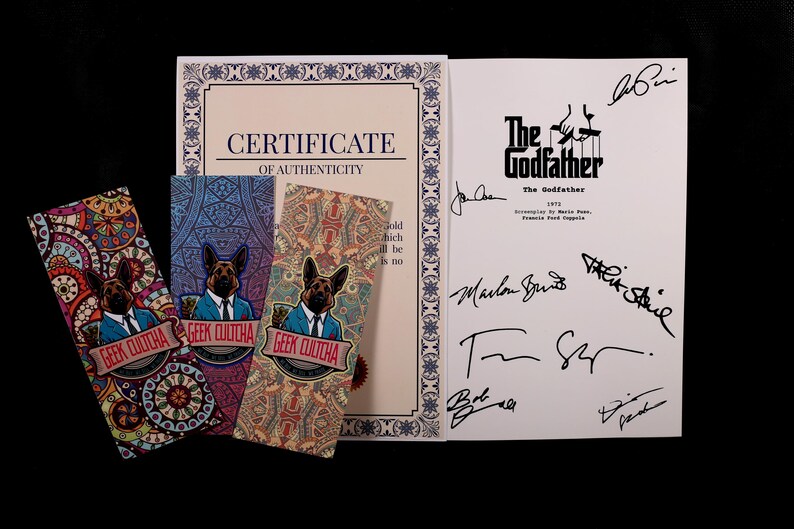 The Godfather Script Book – Soft Cover Screenplay – Classic Mafia Crime ...