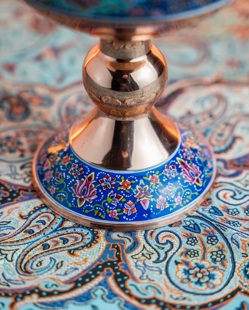 Hand Painted Haft Sin Set on Genuine Copper - Luxury Nowruz Decor ...