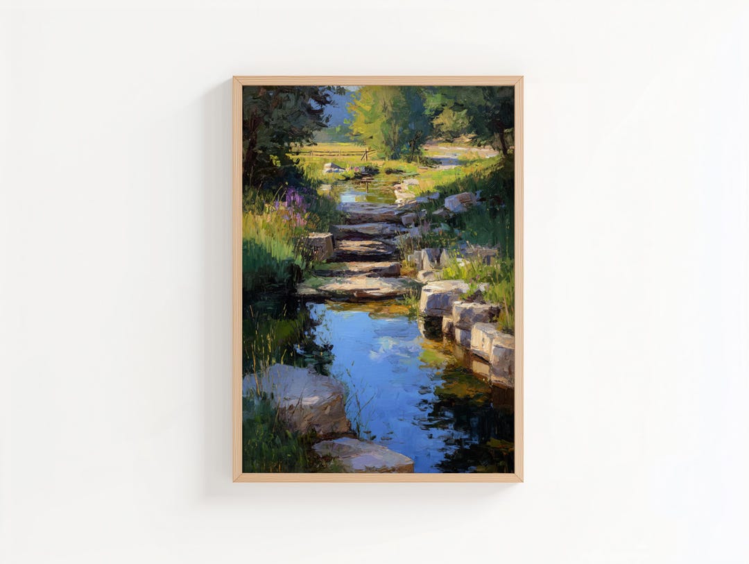 Quiet Stream Print, Printable Art, Digital Download - Etsy