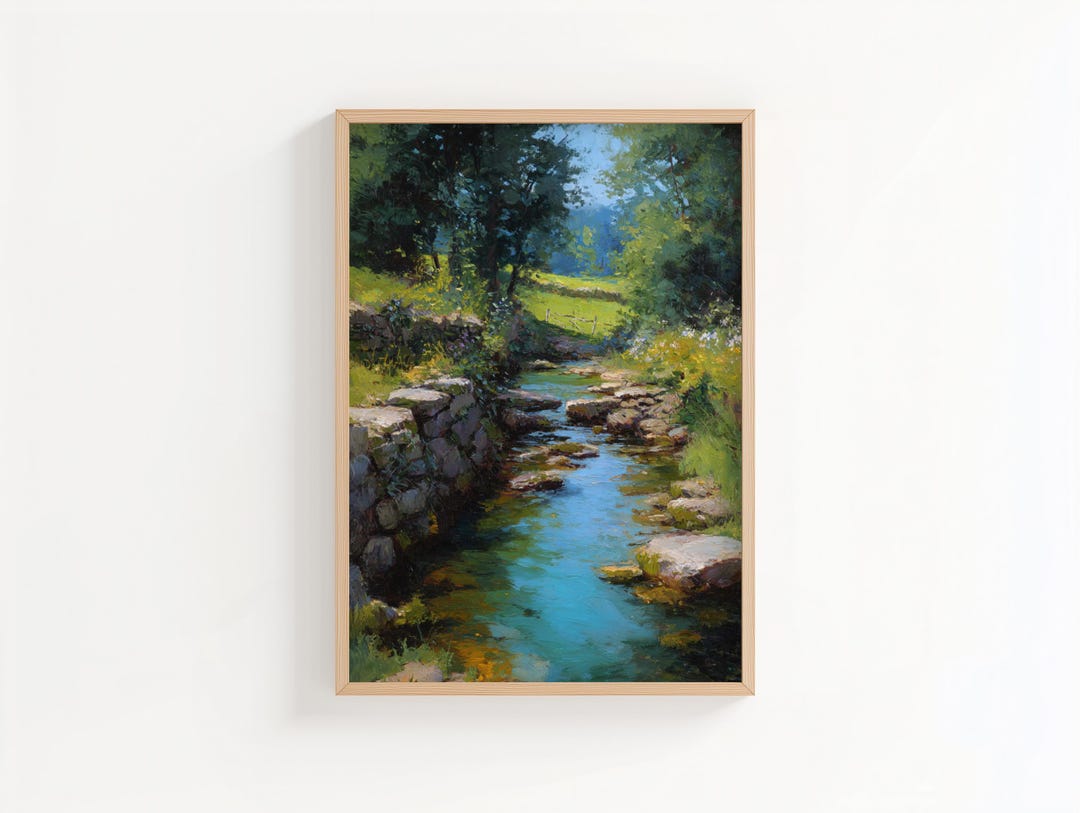 Quiet Stream Print, Printable Art, Digital Download - Etsy
