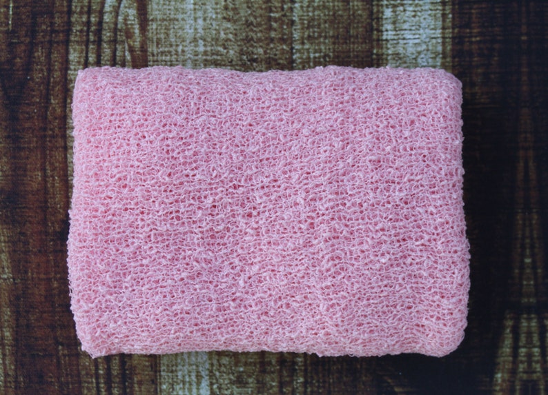 Stretch wrap 'BABY PINK' newborn stretch wrap / | Etsy