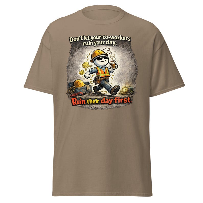 Funny Blue Collar T-shirt – Construction Worker Humor - Etsy