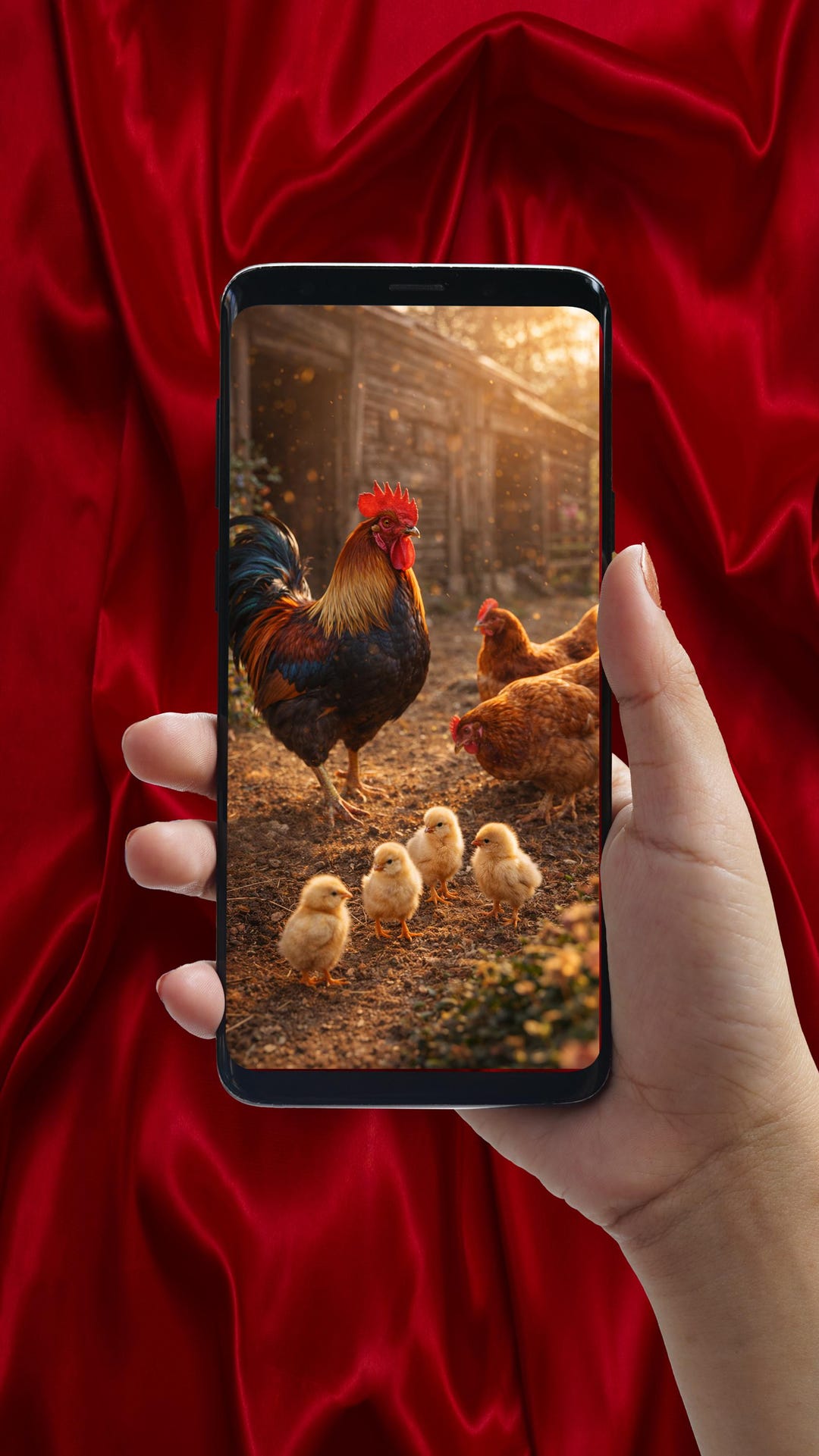 Cozy Barnyard Chickens Live Wallpaper – Farm Roosterbaby Chicks| 2K ...