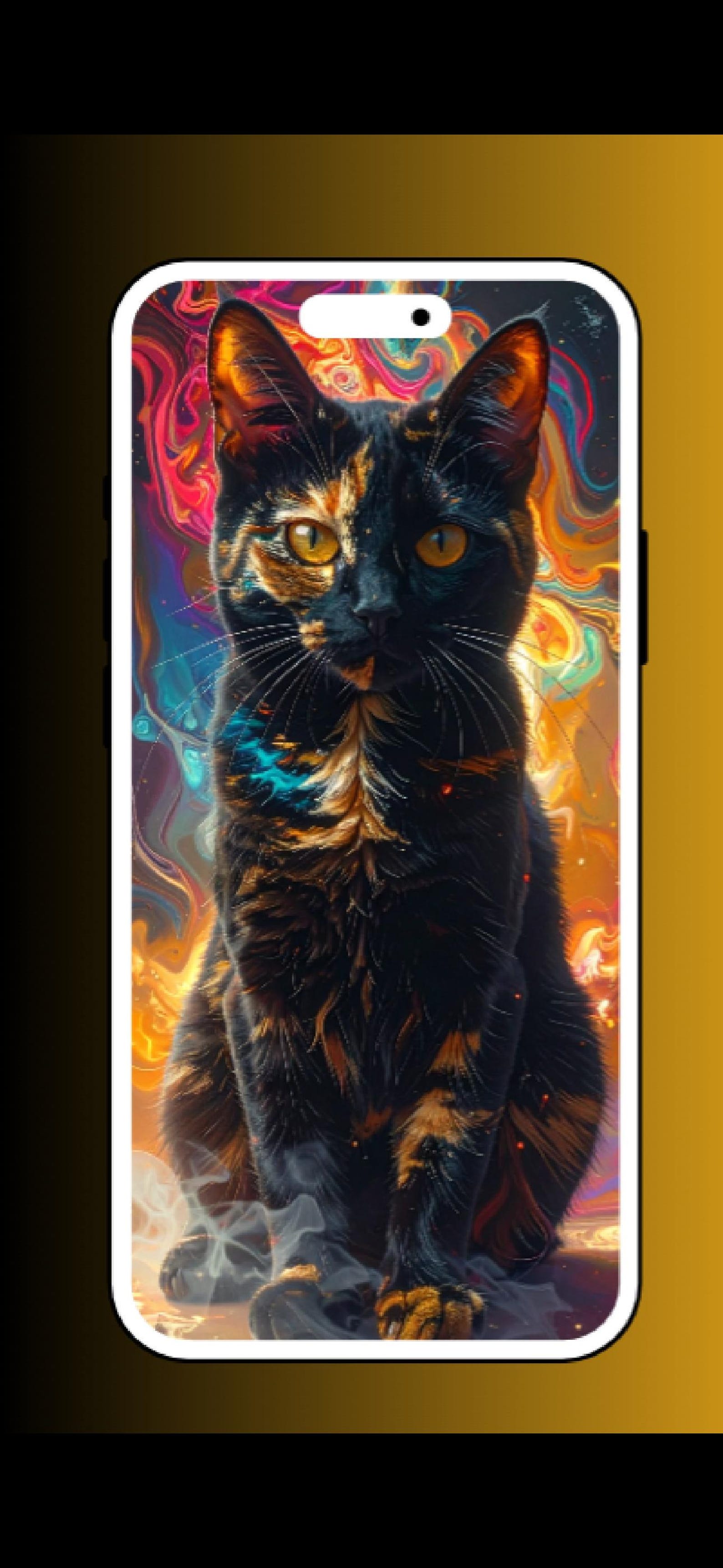 Cat 2k Live iPhone and Android Wallpaper - Etsy