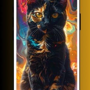 Cat 2k Live iPhone and Android Wallpaper - Etsy
