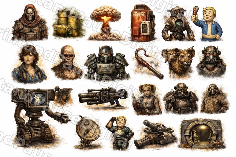 Fallout Digital Asset Bundle 2 - Etsy