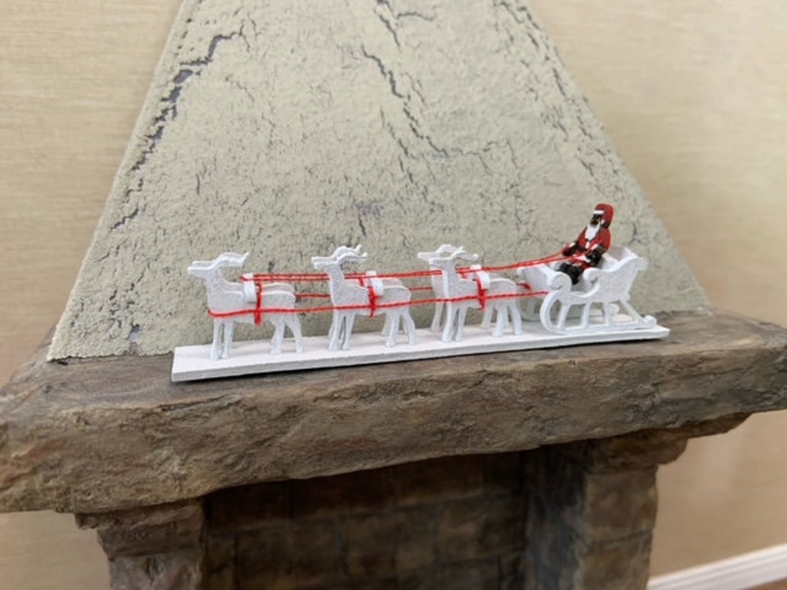 Kit-christmas Santa and Sleigh With Reindeer for Your 12th Scale ...