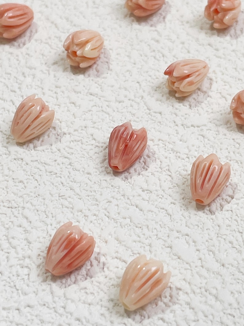 Pink Pikake Beads,hawaiian Jasmine Flower Beads for Jewelry Making ...