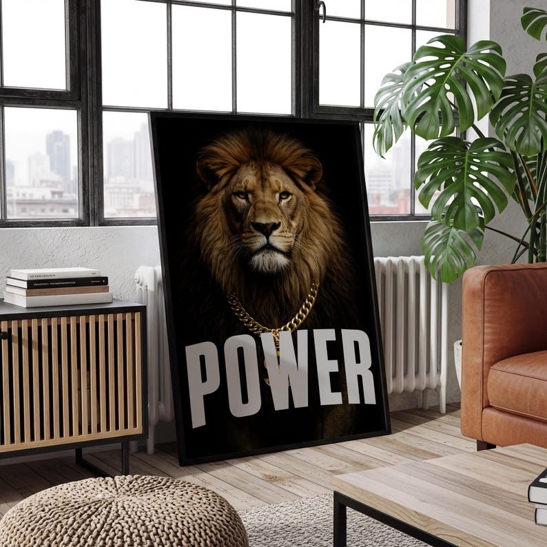 Speed, Power & Strength Poster Set of 3– Animal Archetype Wall Art for ...